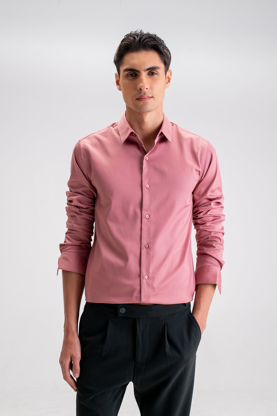 60's SATIN STRETCH SHIRT – The Collection